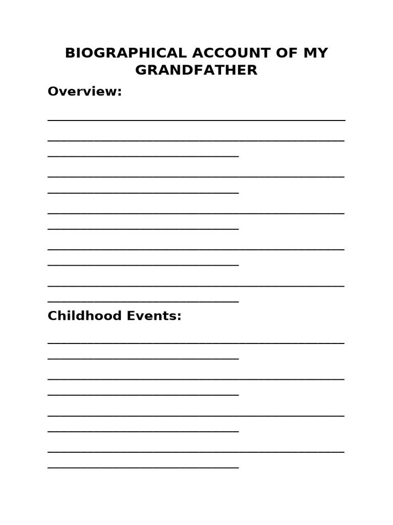 BIOGRAPHICAL ACCOUNT | PDF