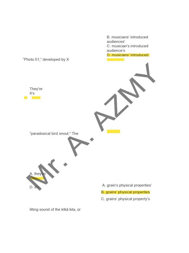 Pronouns Material | PDF