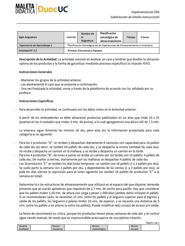 Act.2.2 Estructuras Almacenamiento | PDF | Aprendizaje