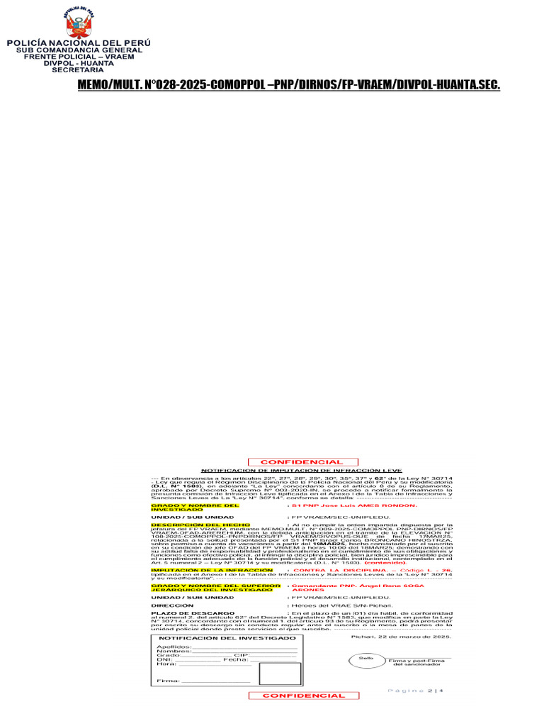 MEMO.MULT.028.2025-SOBRE EXCESIVO RETARSO DE LAS SACIONES CONFORME A LA LEY 30714 DEL REGIMEN ...