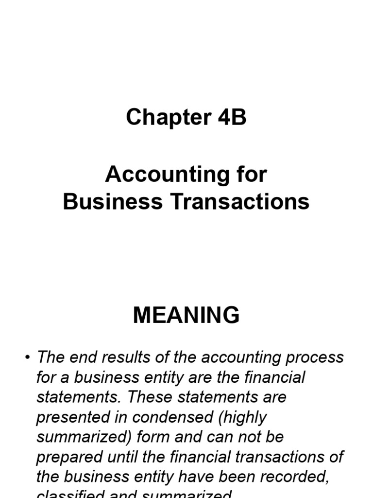 Accounting Cycle and Transaction Recording | PDF | Debits And Credits ...