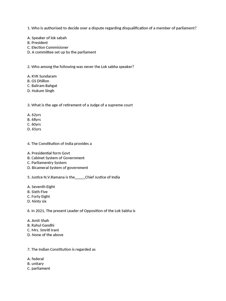 LLB Law Entrance Test Papers | PDF | Government | Government Of India