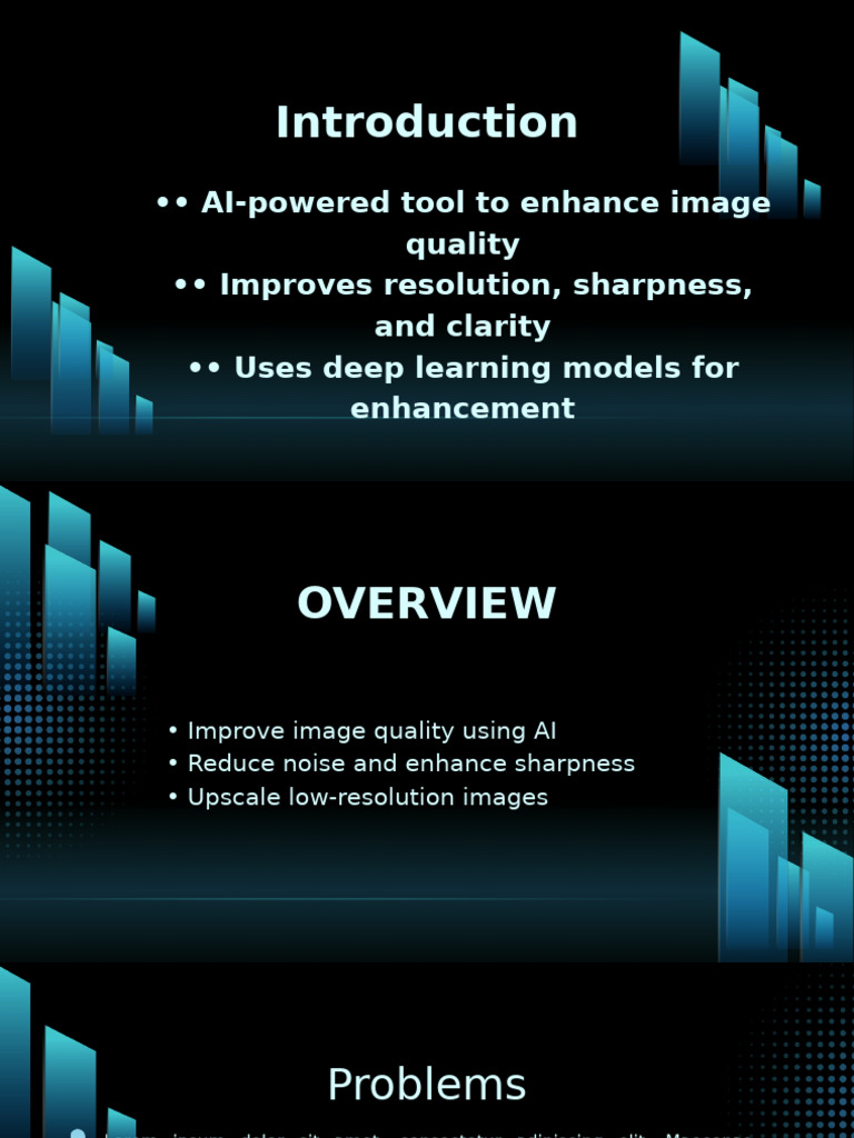 AI Powered Image Enhancer | PDF