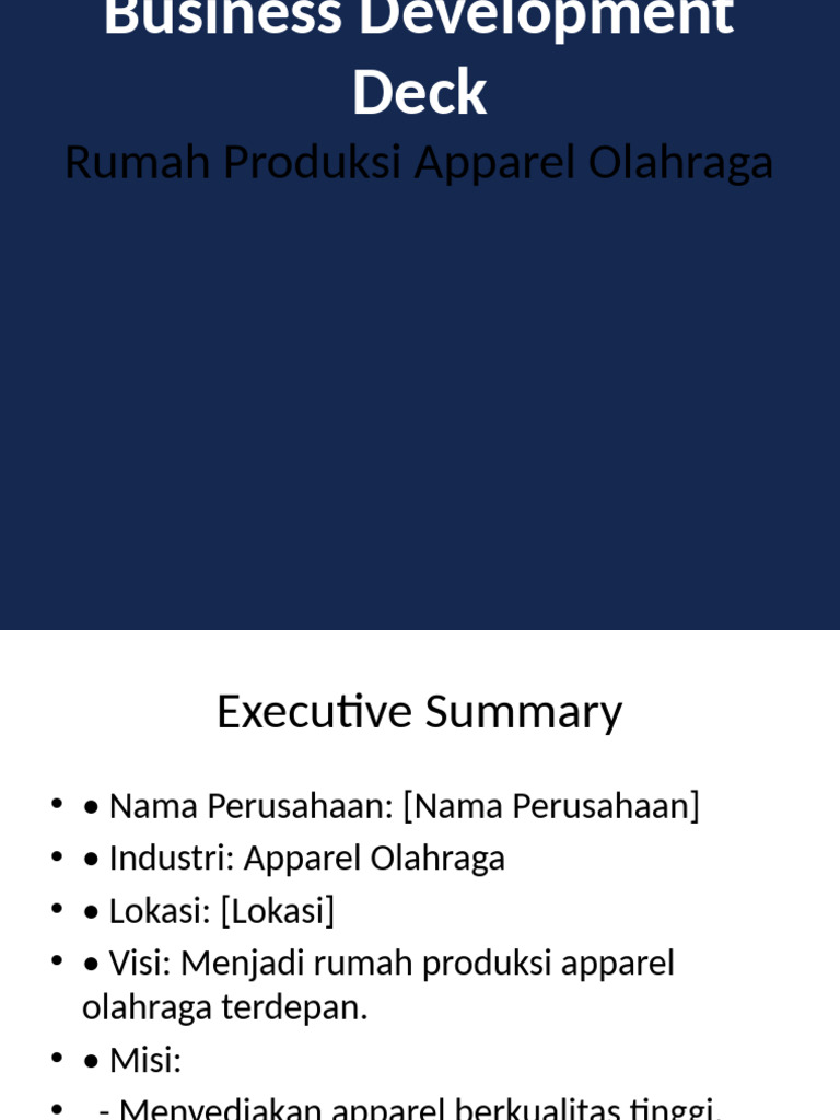 Business Development Deck Updated | PDF