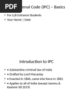 IPC Sections List | PDF | Justice | Crime & Violence