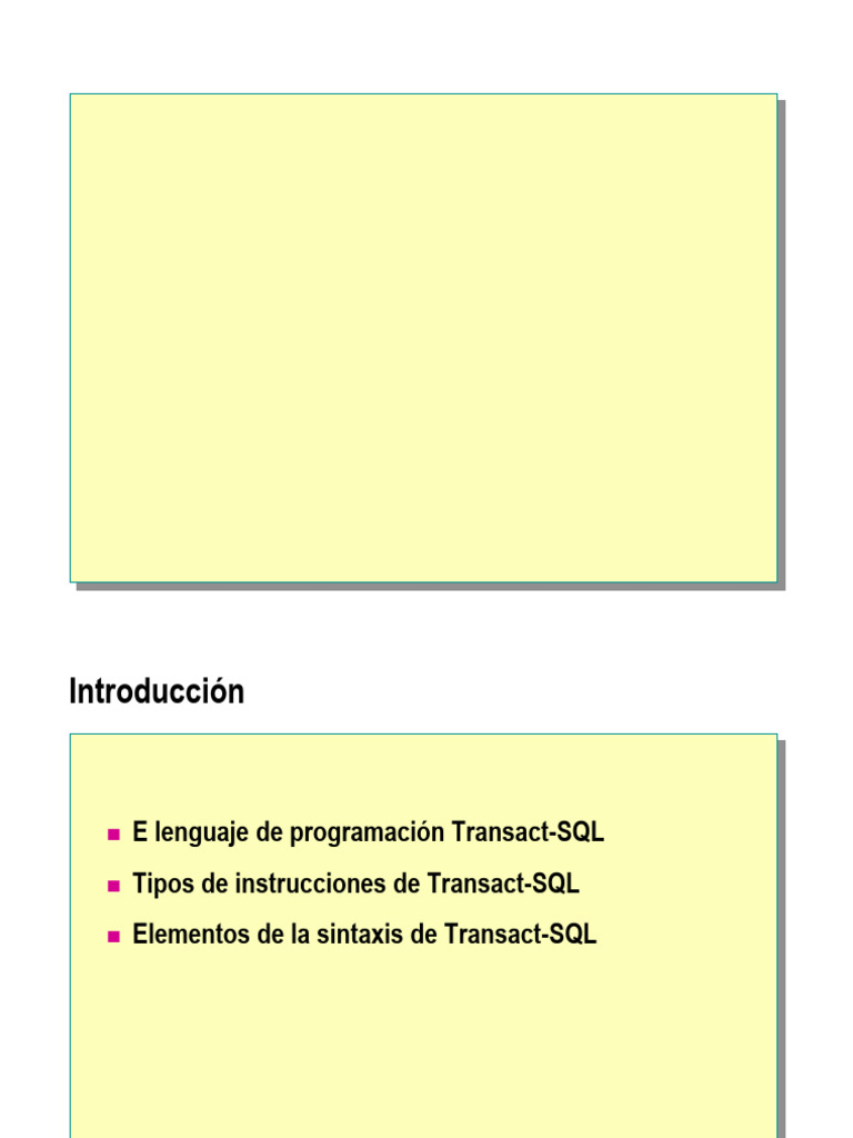 SQL Lectura U1 | PDF | Lenguaje de programación | SQL
