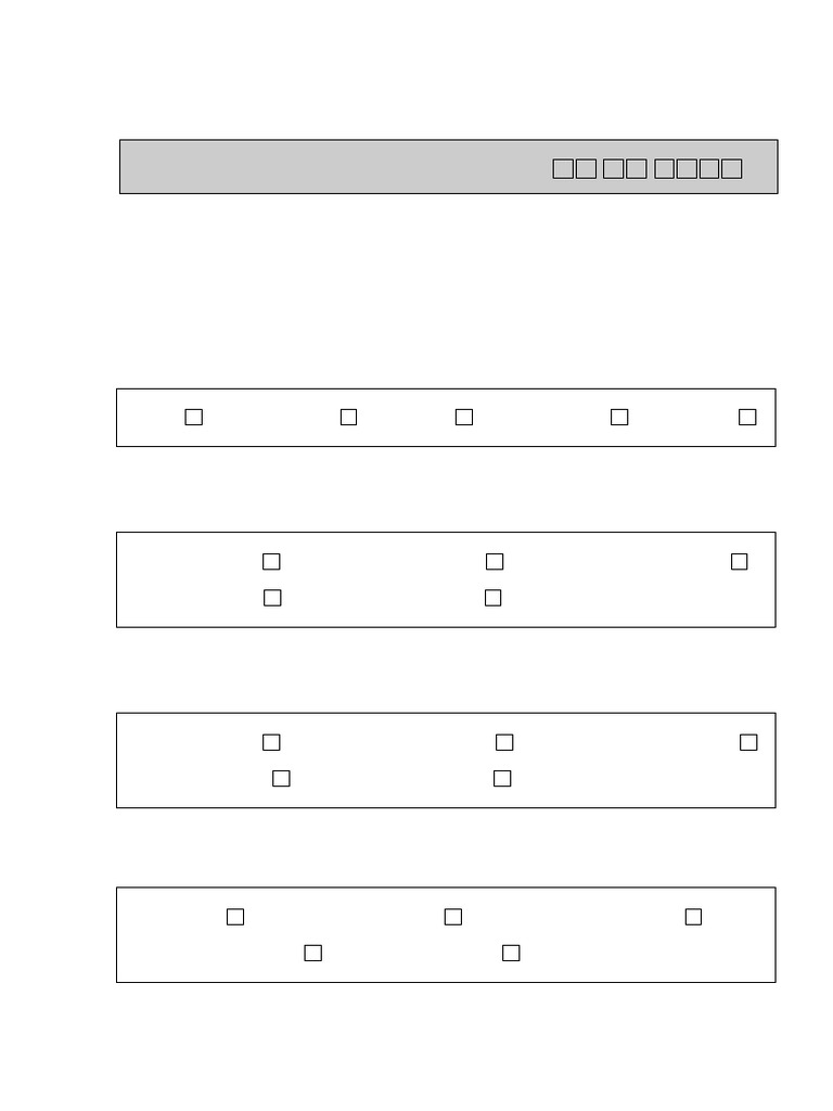 Oxford Hip Score Questionnaire Form | PDF | Medical Specialties ...