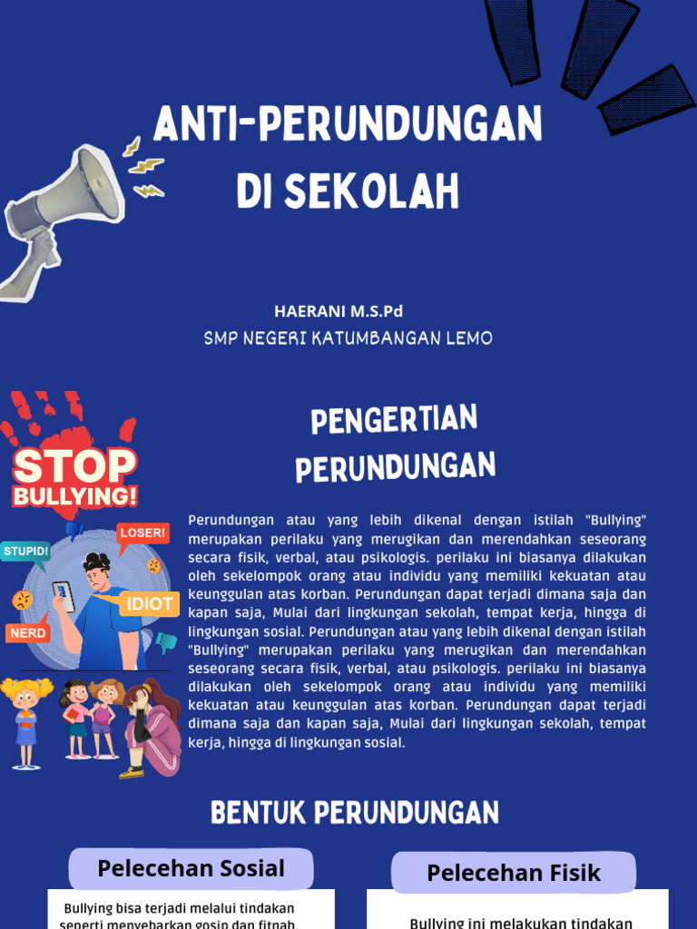 Anti Perundungan di SMP Katumbangan | PDF