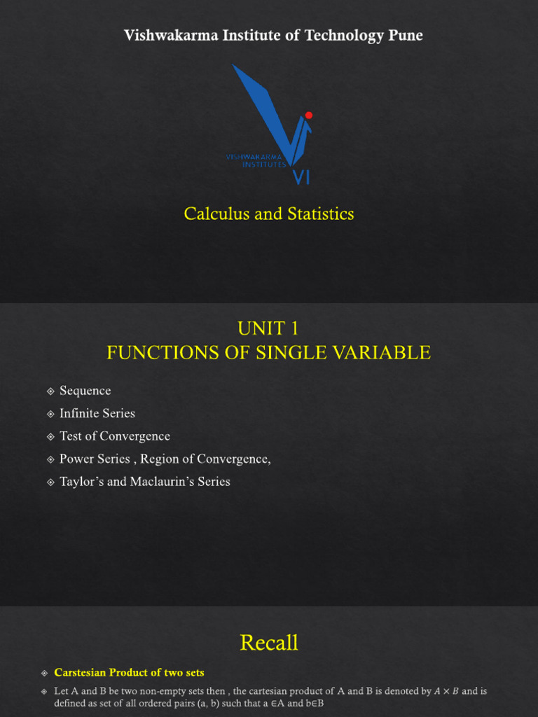 Functions of Single Variable_Updated_Notes | PDF | Function ...