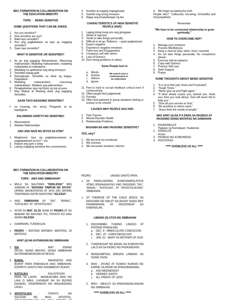 Bec Formation in Collaboration On The Education Ministry | PDF ...