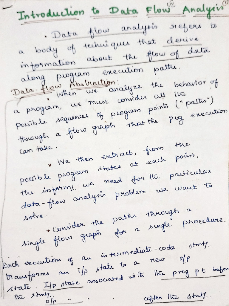 Data Flow Analysis | PDF