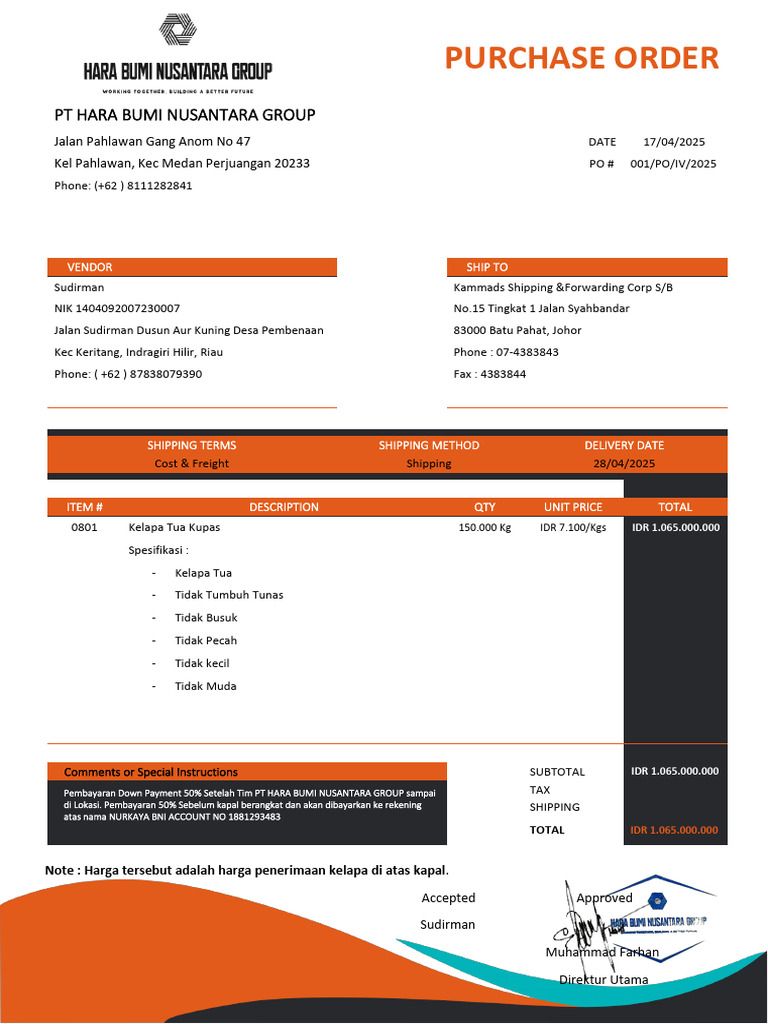 Perjanjian Jual beli SUDIRMAN | PDF