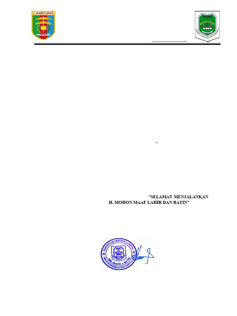 Edaran Ramadhan 2025 | PDF