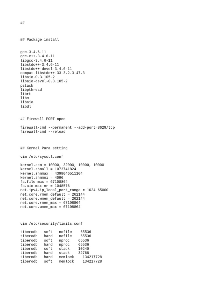 Tibero Installation and Configuration Guide | PDF
