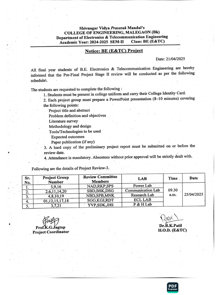 Prefinal Project Review | PDF