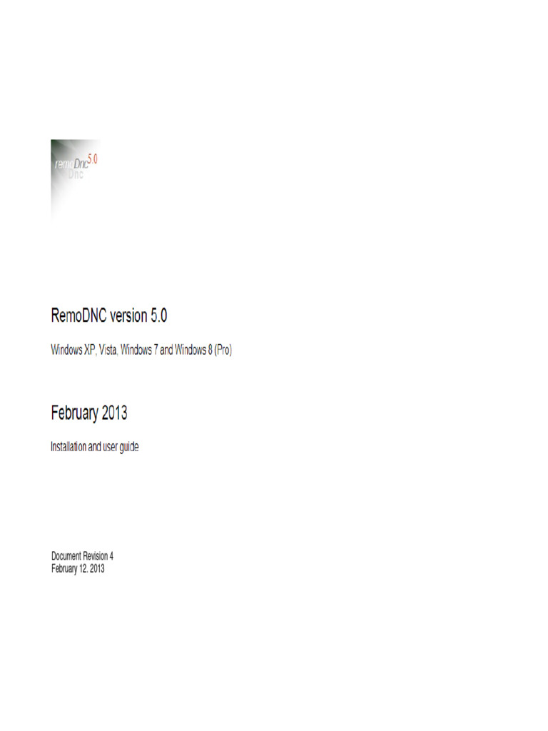 Remo DNC Server Setup Guide | PDF
