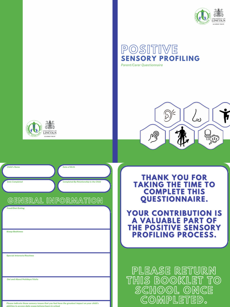 Positive Sensory Profile Questionnaire | PDF | Balance (Ability ...