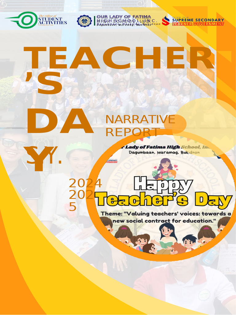 Narrative Report (Teachers Day) | PDF | Learning