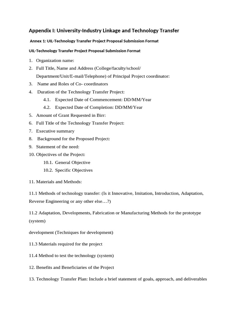 Technology Transfer Guideline | PDF | Business