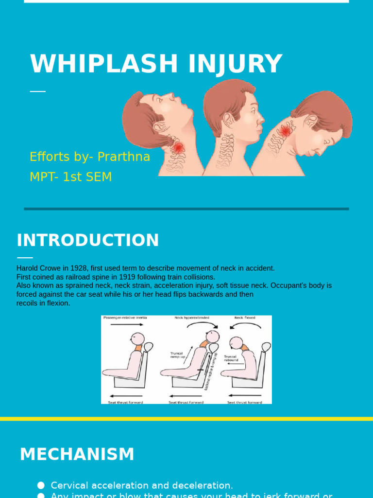 Understanding Whiplash Injury Causes and Treatment | PDF | Vertebral ...