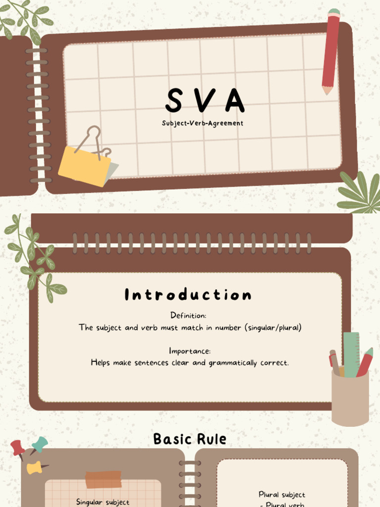 13. Subject Verb Agreement | PDF