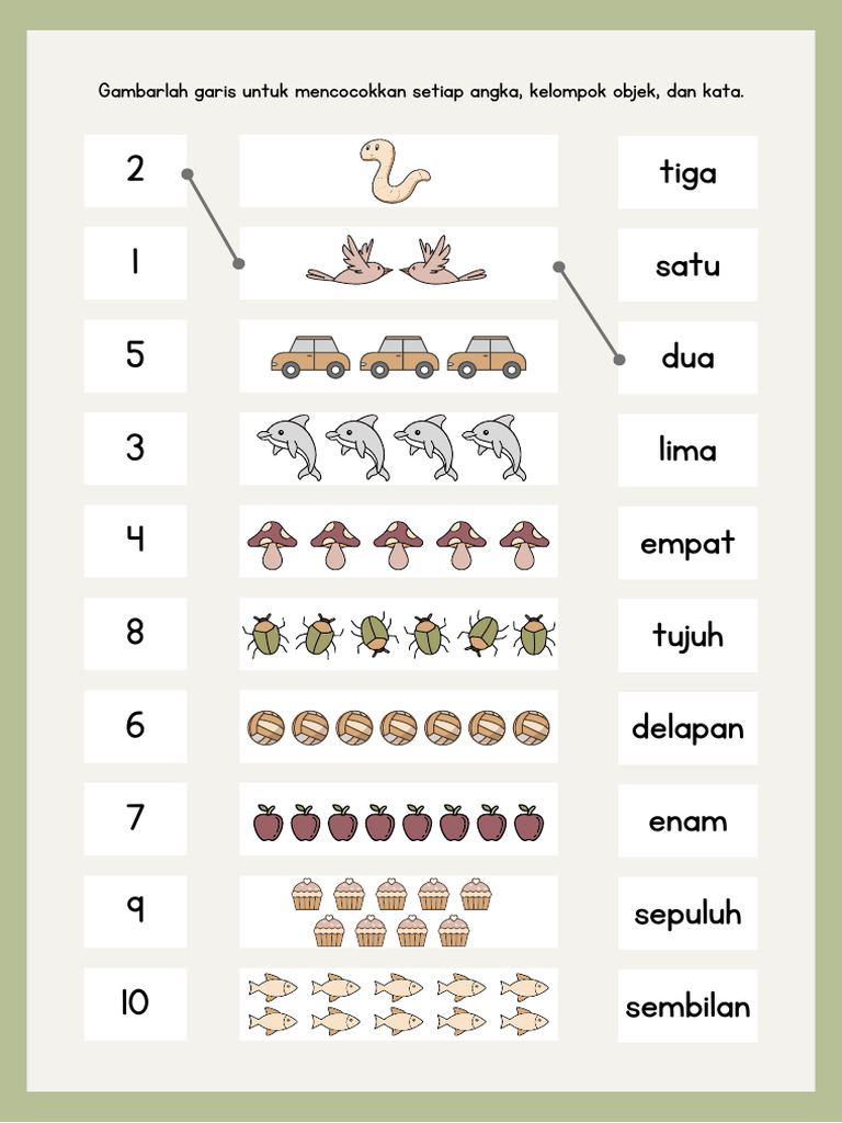 Memasangkan Angka | PDF