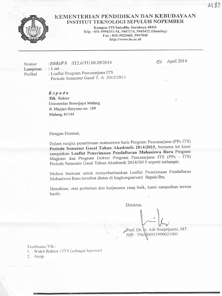 Lefleat Program Pascasarjana | PDF