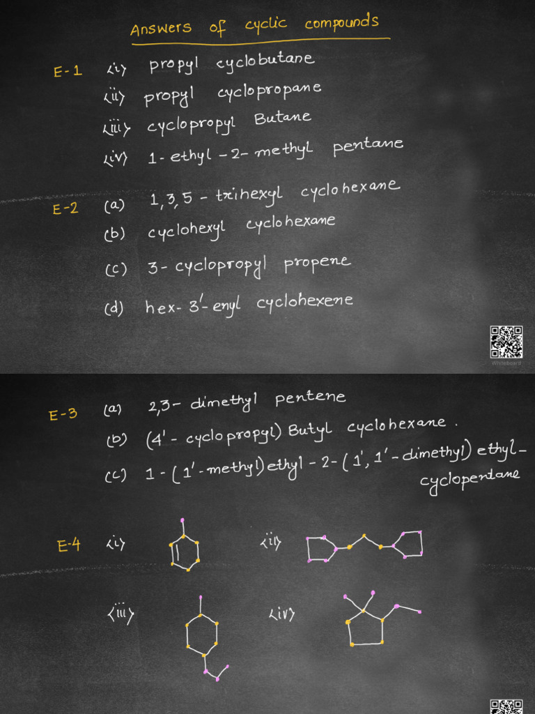 Answers To Cyclic and Functional | PDF
