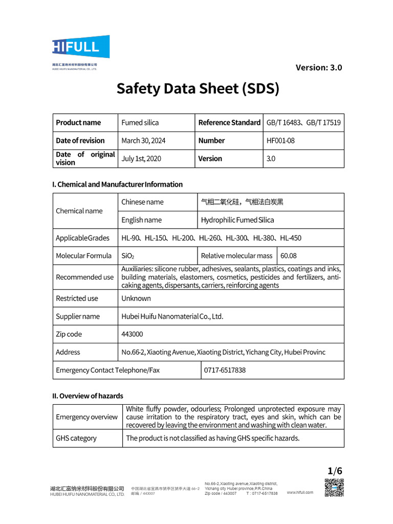 MSDS_HL -380 | PDF