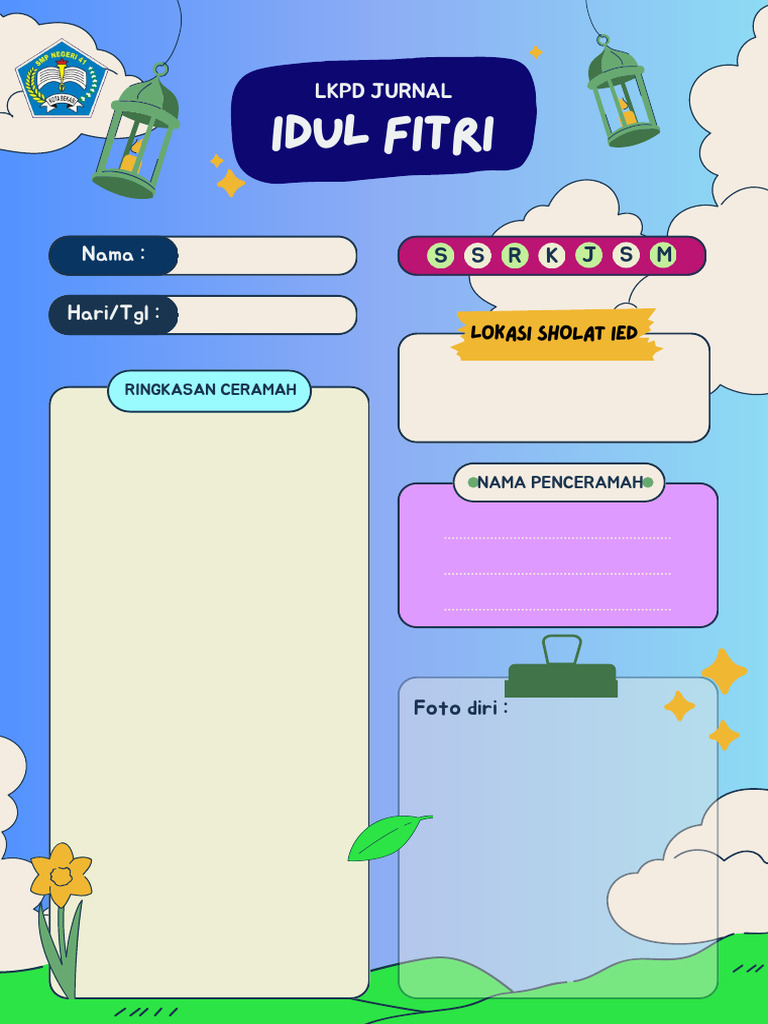 LKPD Jurnal Idul Fitri | PDF