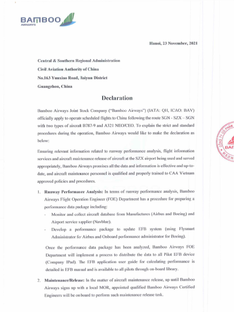 Statement Declaration | PDF