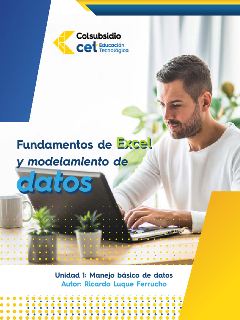 Fundamentos de Excel y Modelamiento de Datos - Unidad 1 | PDF | Microsoft Excel | Datos