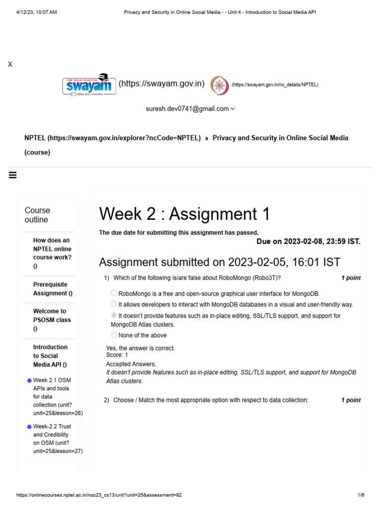 PSOSM-Week-2 - Introduction To Social Media API | PDF | Json | Databases