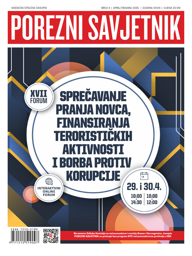 Porezni Savjetnik 04 2025 | PDF