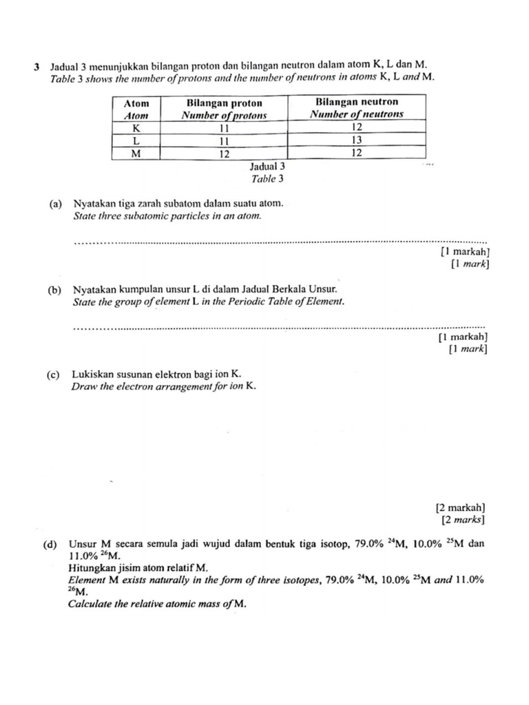 Set Pecutan Kimia F4 | PDF