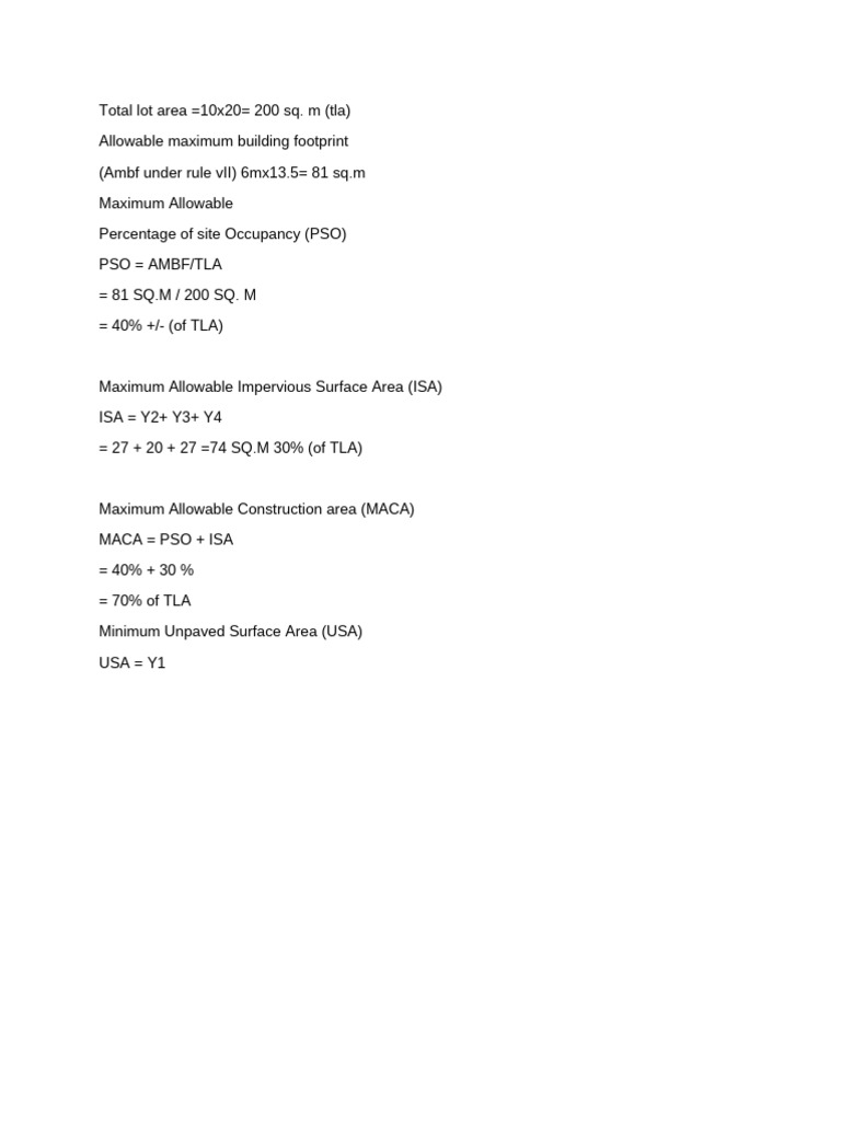 Total Lot Area | PDF