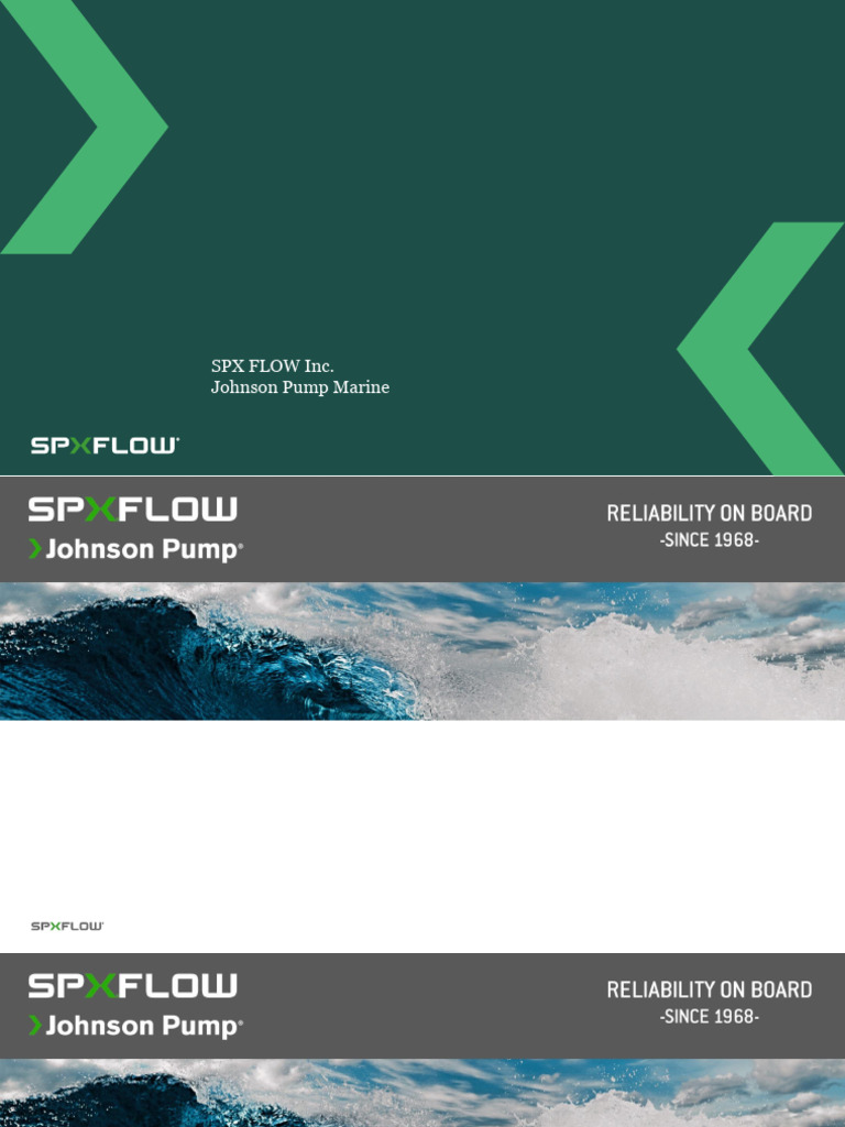 About Us SPX FLOW Johnson Pump Marine | PDF | Service Industries ...