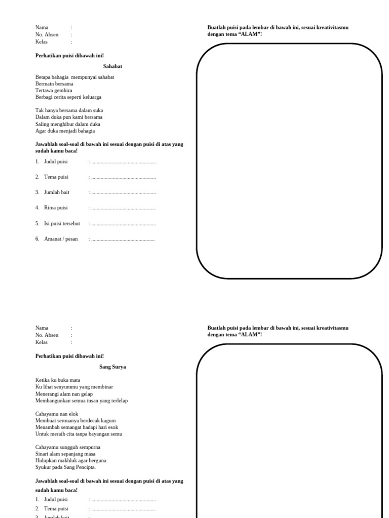 Lkpd Puisi Pdf