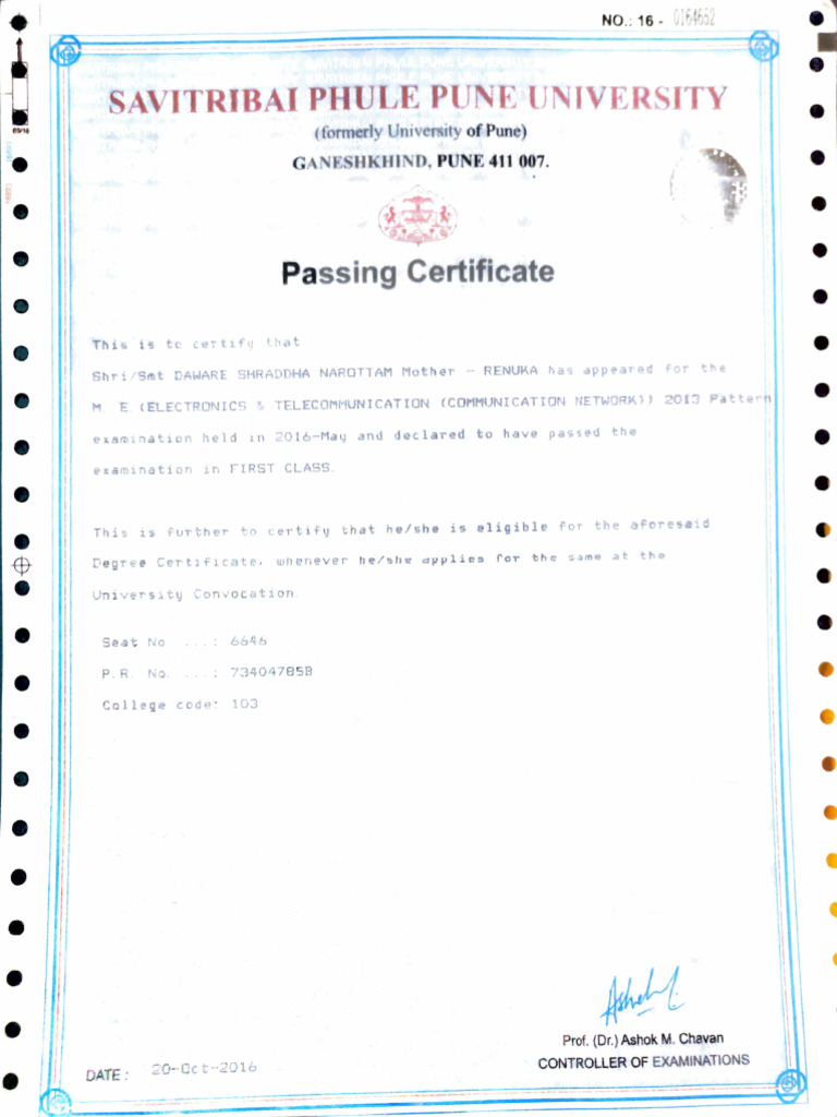 2-Passing Certificate ME | PDF