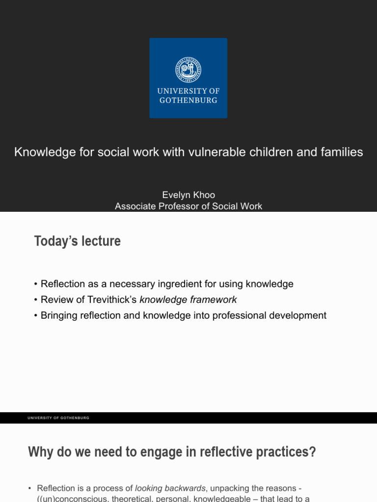 Knowledge For Social Work With Vulnerable Children and Families | PDF ...