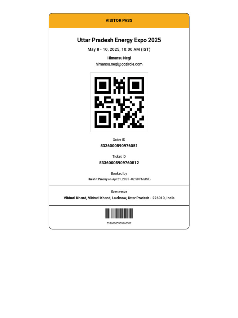 Eticket T53360005909760512 | PDF