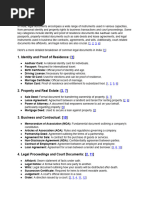 Example of Legal Documents | PDF
