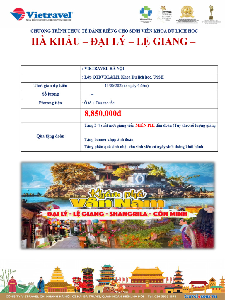 Ussh. l Giang Shangrila 5n4 - 2025.PDF; Filename = Utf 8''Ussh. lỆ Giang Shangrila 5n4Đ. 2025 | PDF