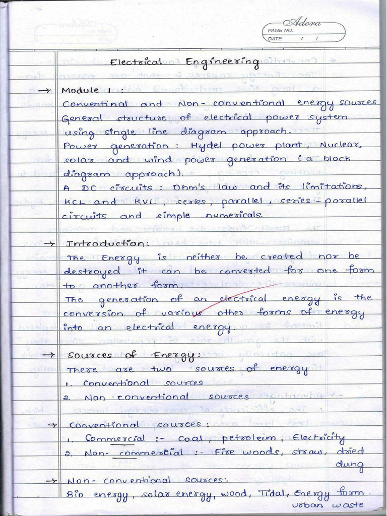 1 - Handwritten Notes | PDF