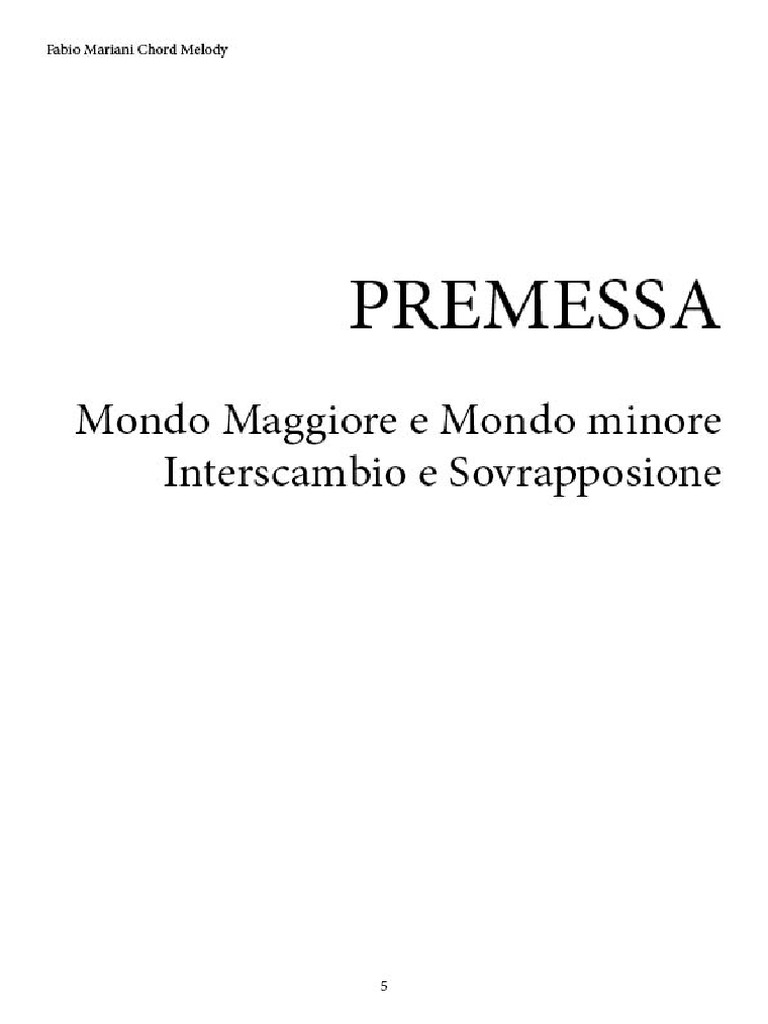 Premessa | PDF