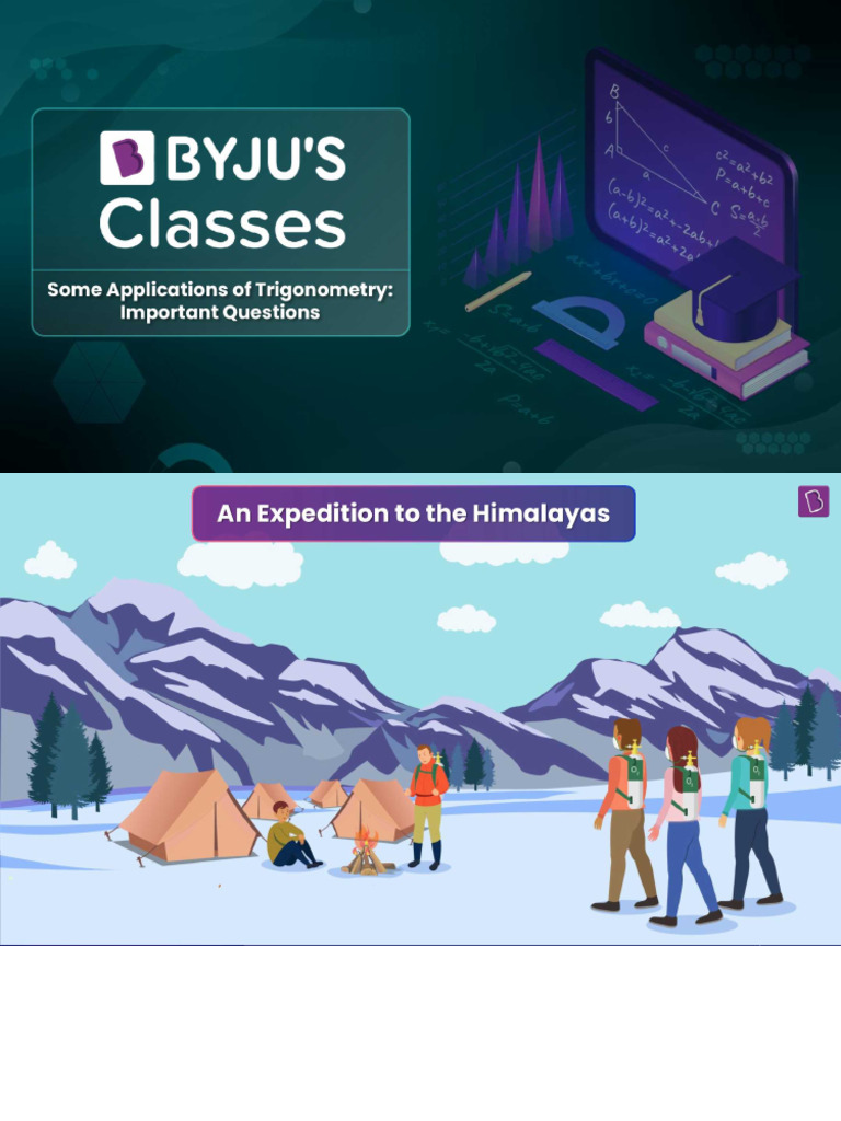 Application of Trignometry | PDF