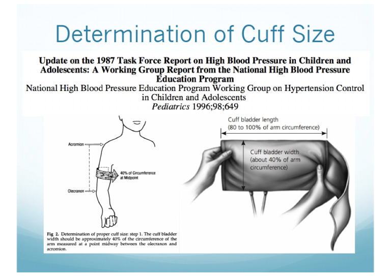Cuff Size Determination Guide | PDF