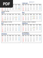 Kalender KB 3 Bulan | PDF