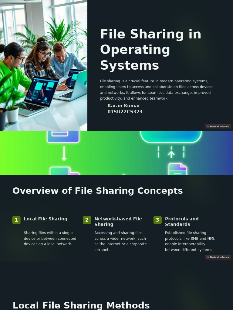 File Sharing in Operating Systems | PDF | Computer File | Computer Network