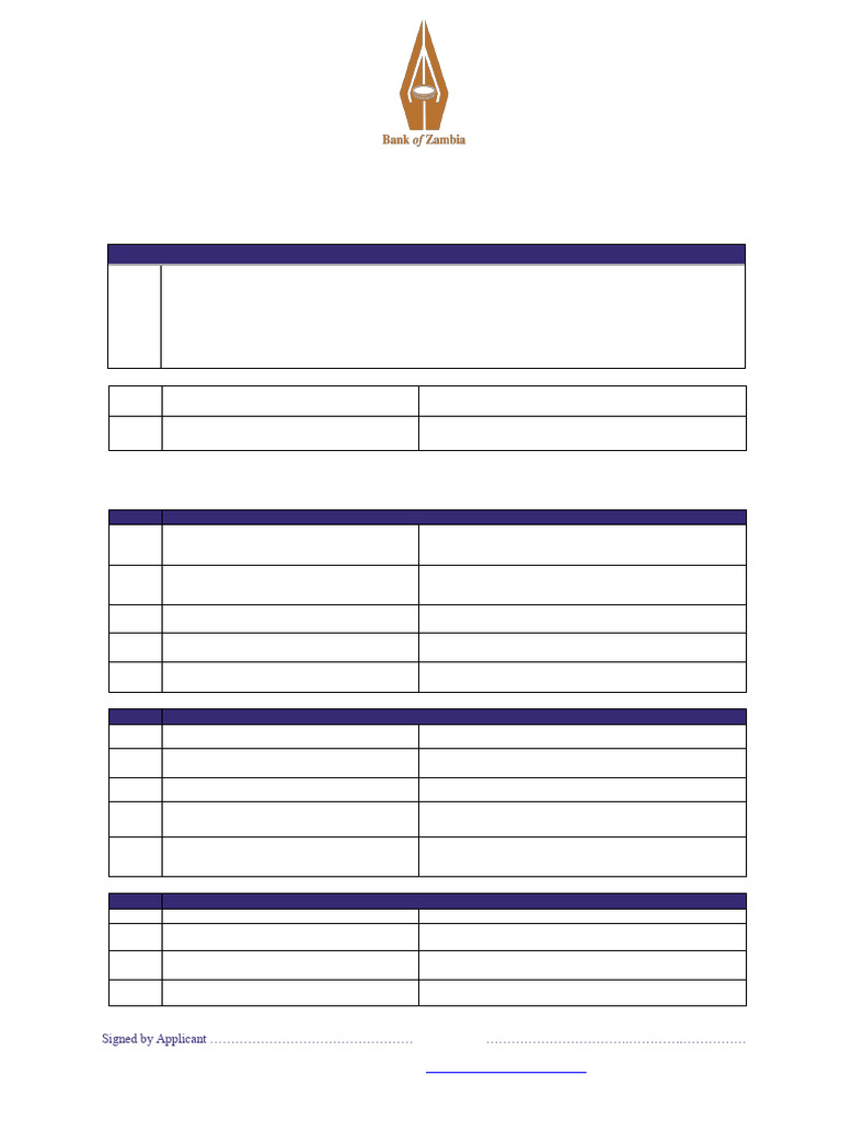 BoZ CSD Modification Form Legal Entity | PDF